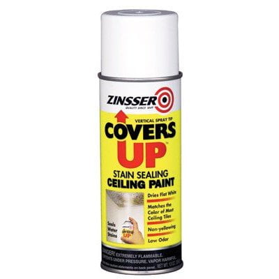 13-oz. Zinsser Covers Up Stain Sealing Ceiling White Paints Spray [Set ...