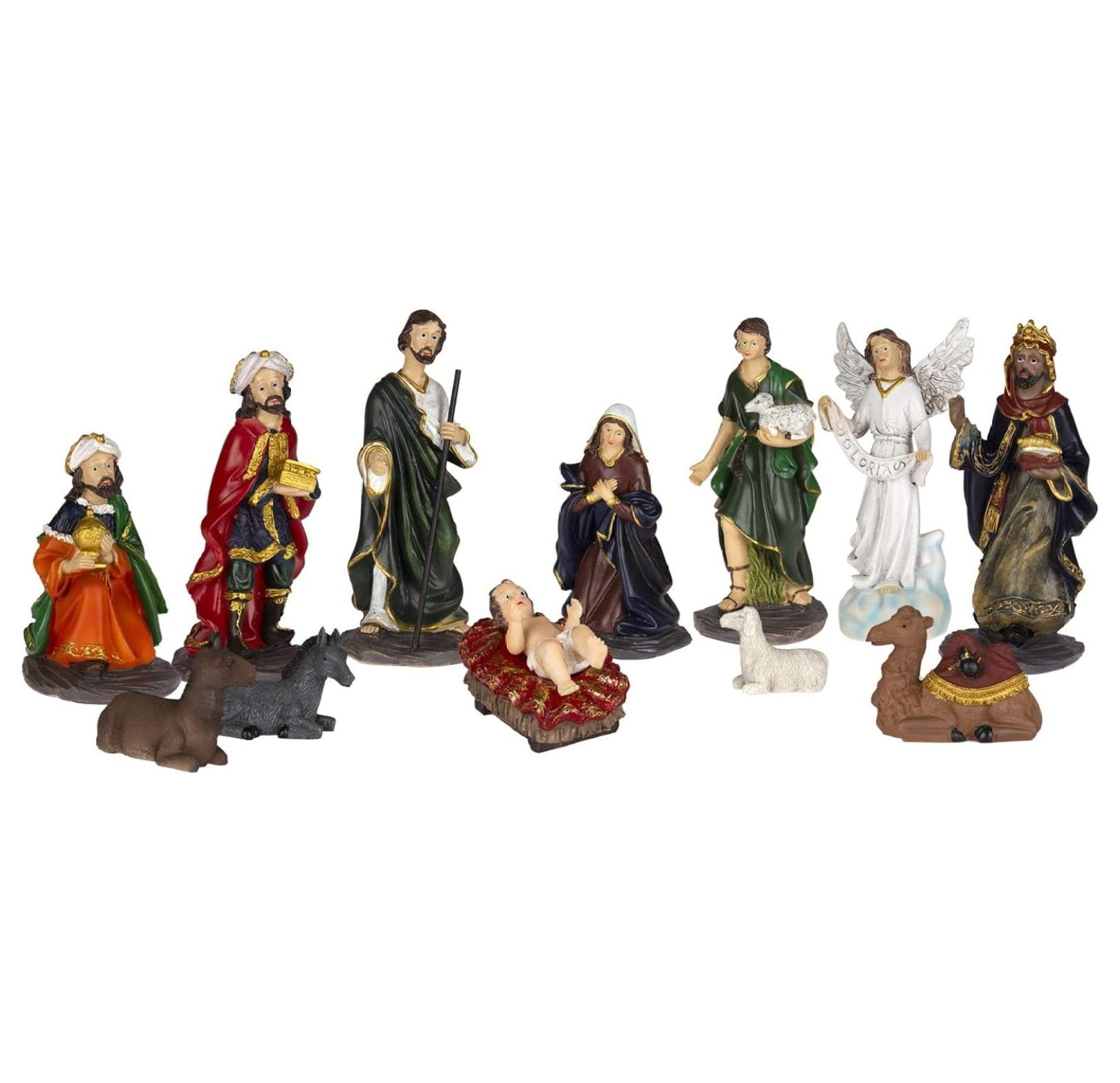 13 pcs 6 Inch Christmas Nativity Figurines Set, Perfect for Celebrating ...