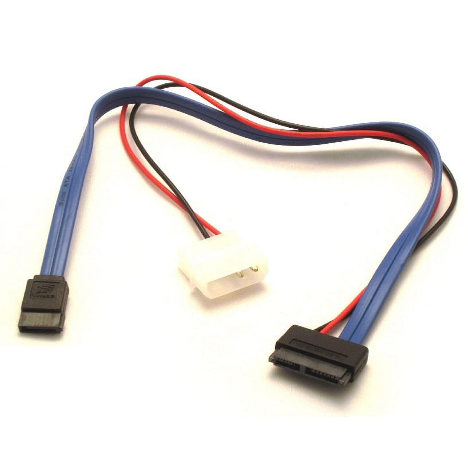13 pin Slimline SATA 12 Inch Cable Power and DATA - Walmart.com