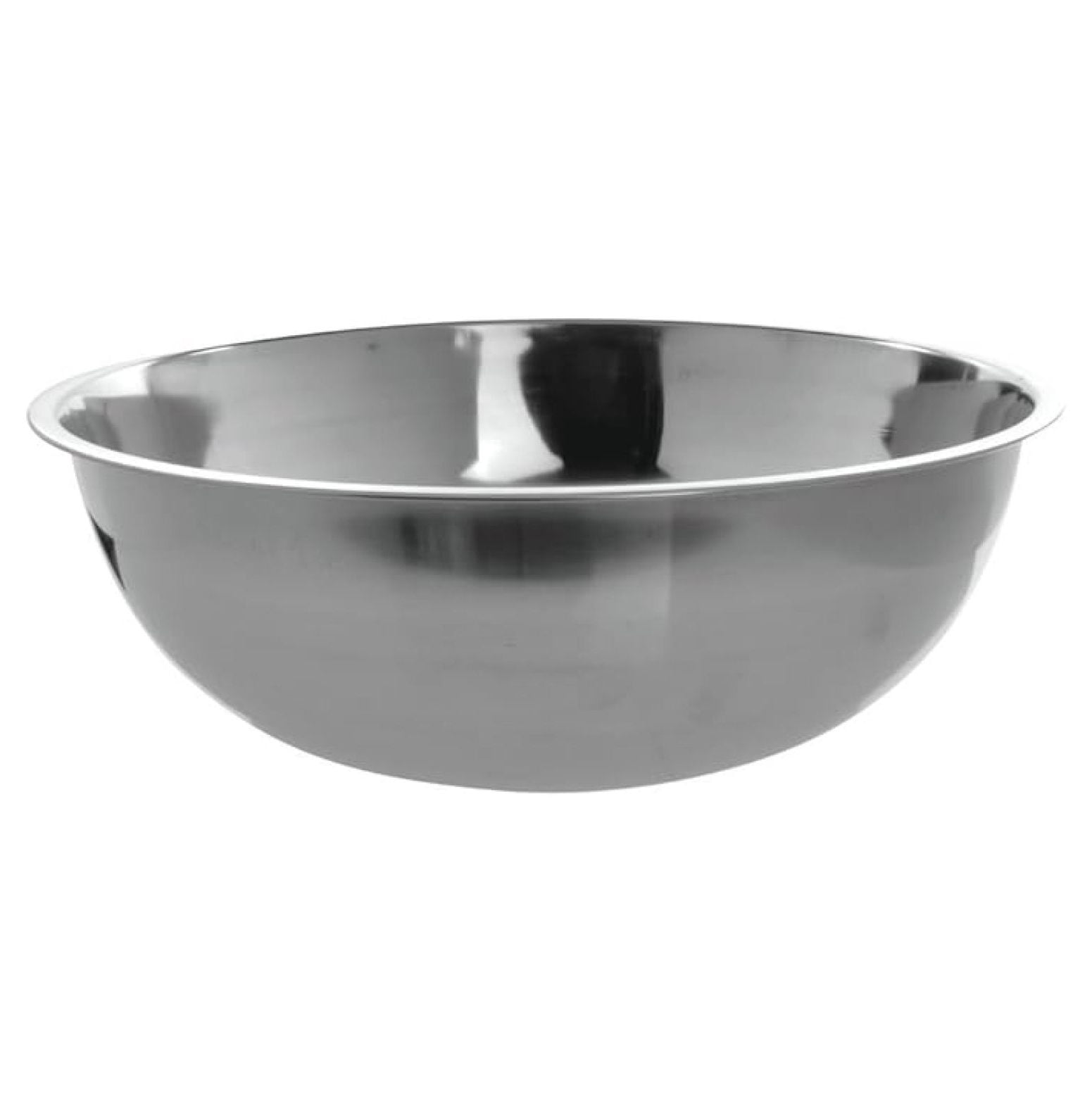 13 qt Mixing Bowl 24 Gauge Stainless Steel - 16 1/2" Dia x 5 3/5" D ...