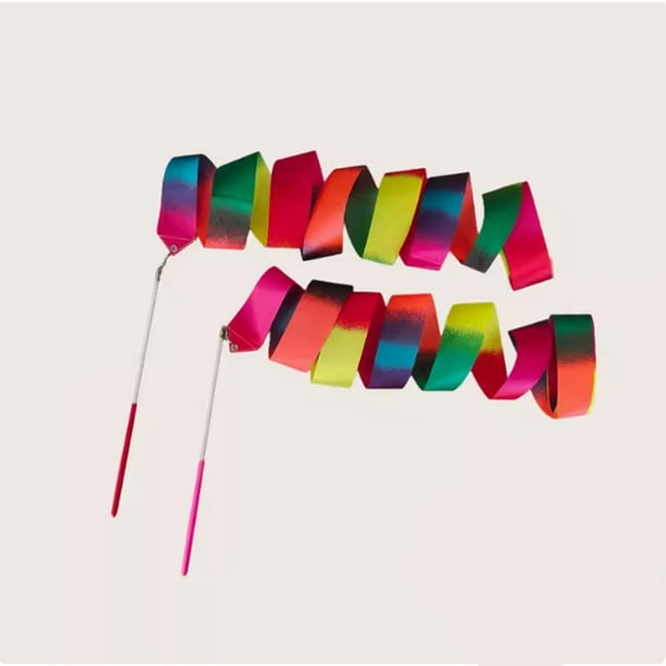 13 sticks Dance Ribbons, Gymnastics Ribbon for Twirling, Artistic ...