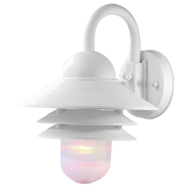 13 x 10 x 11 in. Mariner 1-Light Textured White Wall Light - Walmart.com