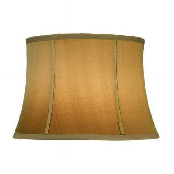 13 x 16 x 11 in. Softback Modified Bell Lamp Shade, Tan Silk Shantung ...
