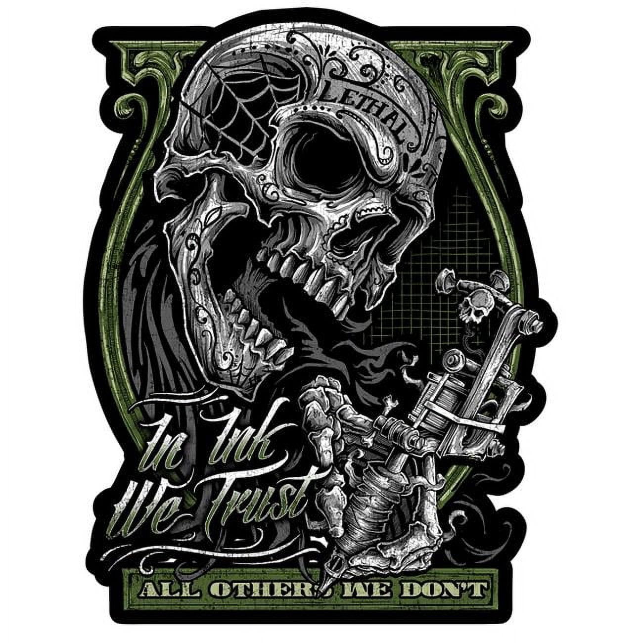 13 x 17 in. In Ink We Trust Metal Sign - Walmart.com