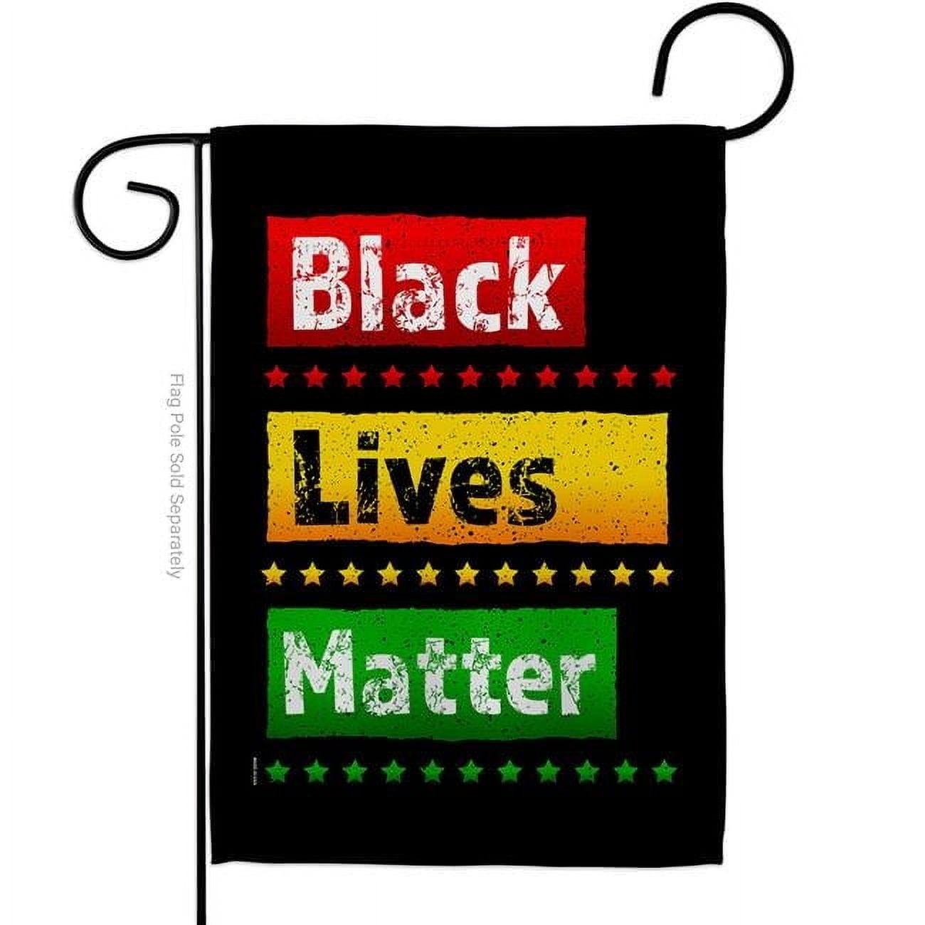 13 x 18.5 in. Black Lives Matter History Double-Sided Decorative ...