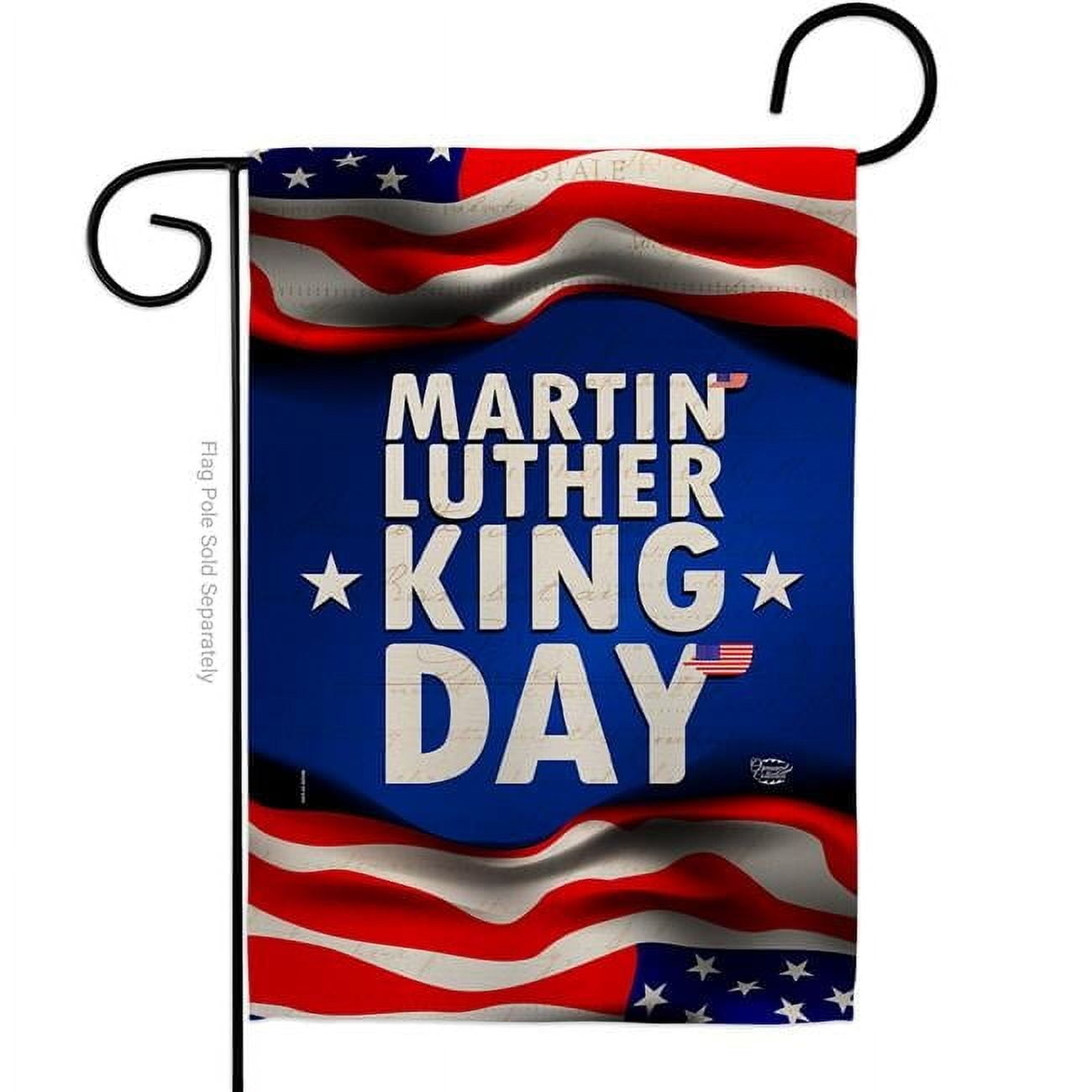 13 x 18.5 in. MLK Day Black History Martin Luther King Double-Sided ...