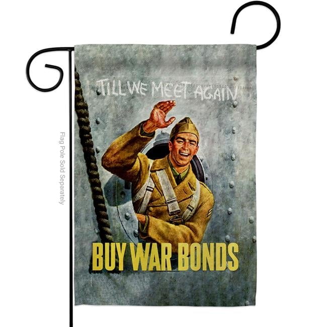 13 x 18.5 in. Till We Meet Again Garden Flag with Armed Forces Service ...