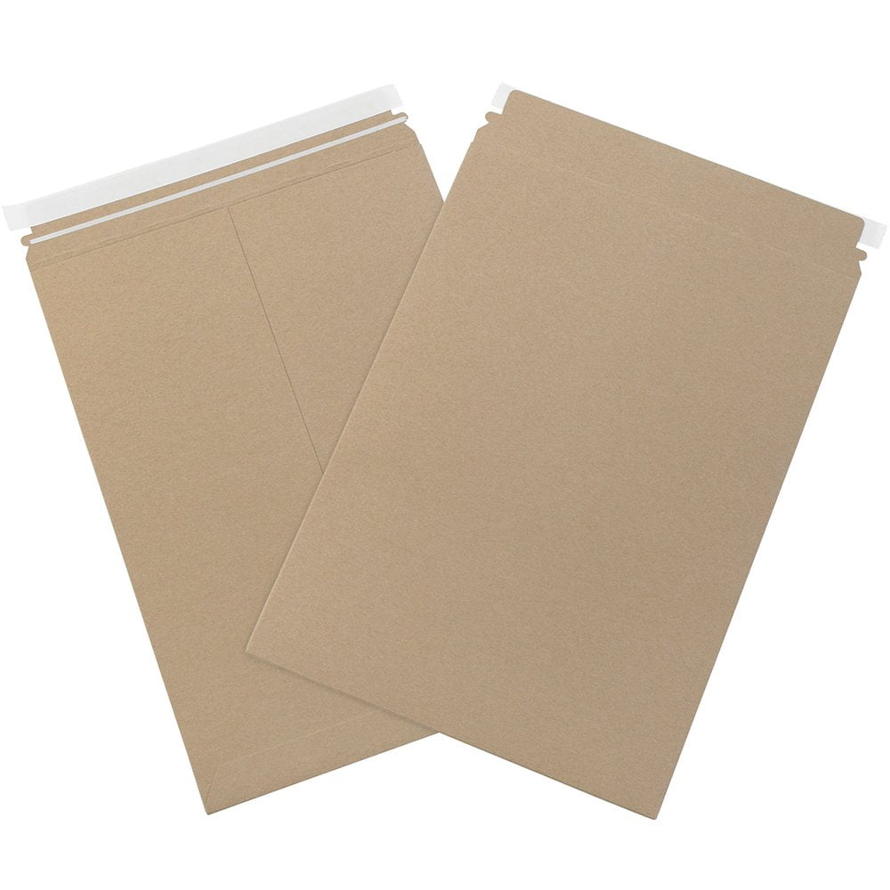 13 x 18" Stayflats Brand Rigid Flat Mailers, (Pack of 100) Photo ...