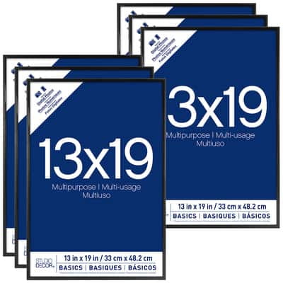 13" x 19" Black Multipurpose Frames by Studio Décor – Simple PVC ...