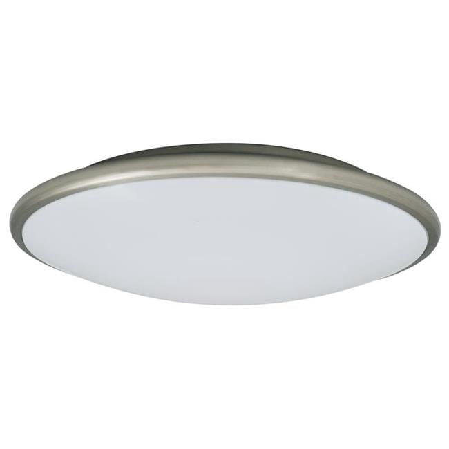 13 x 3.5 in. LED Ceiling Fixture Saucer - Nickel - Walmart.com