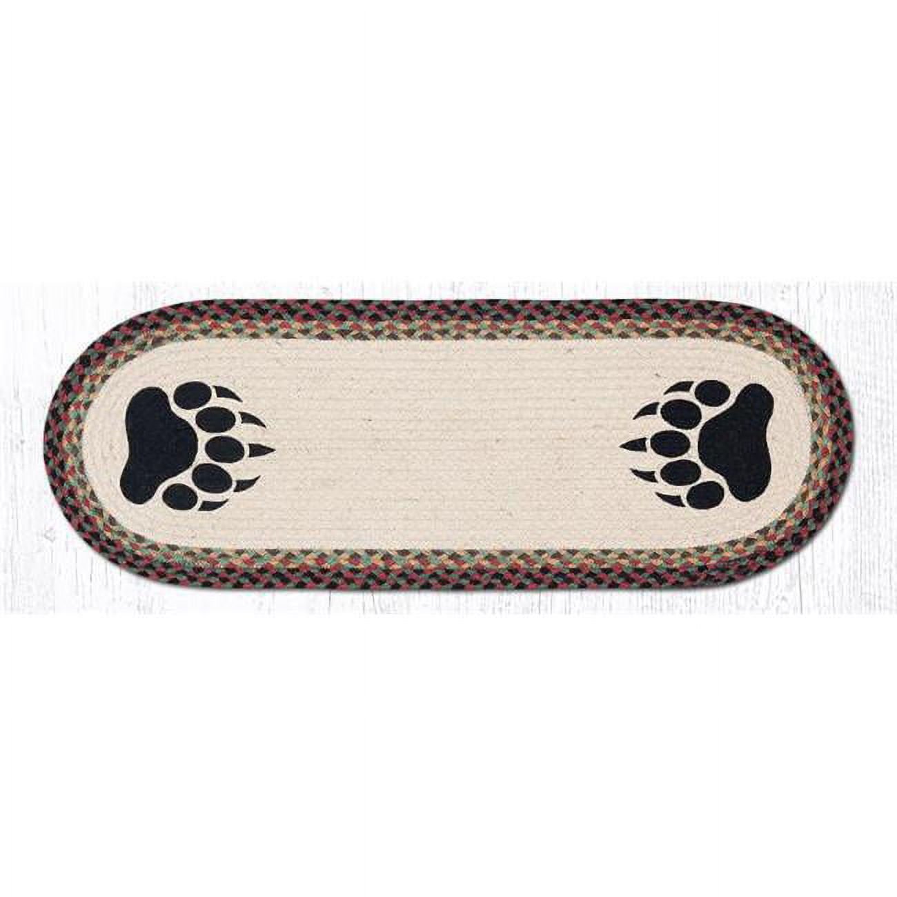 13 x 36 in. Bear Paw Oval Patch Runner - Walmart.com
