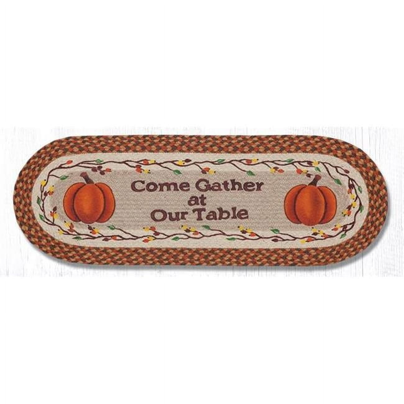 13 x 36 in. Come Gather At Our Table Oval Patch Runner - Walmart.com