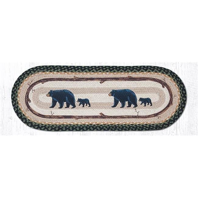 13 x 36 in. Mama & Baby Bear Oval Patch Runner - Walmart.com