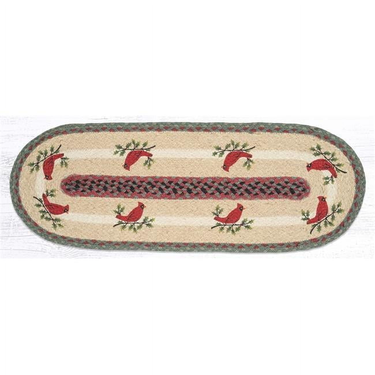 13 x 36 in. OP-25 Holly Cardinal Oval Table Runner - Walmart.com
