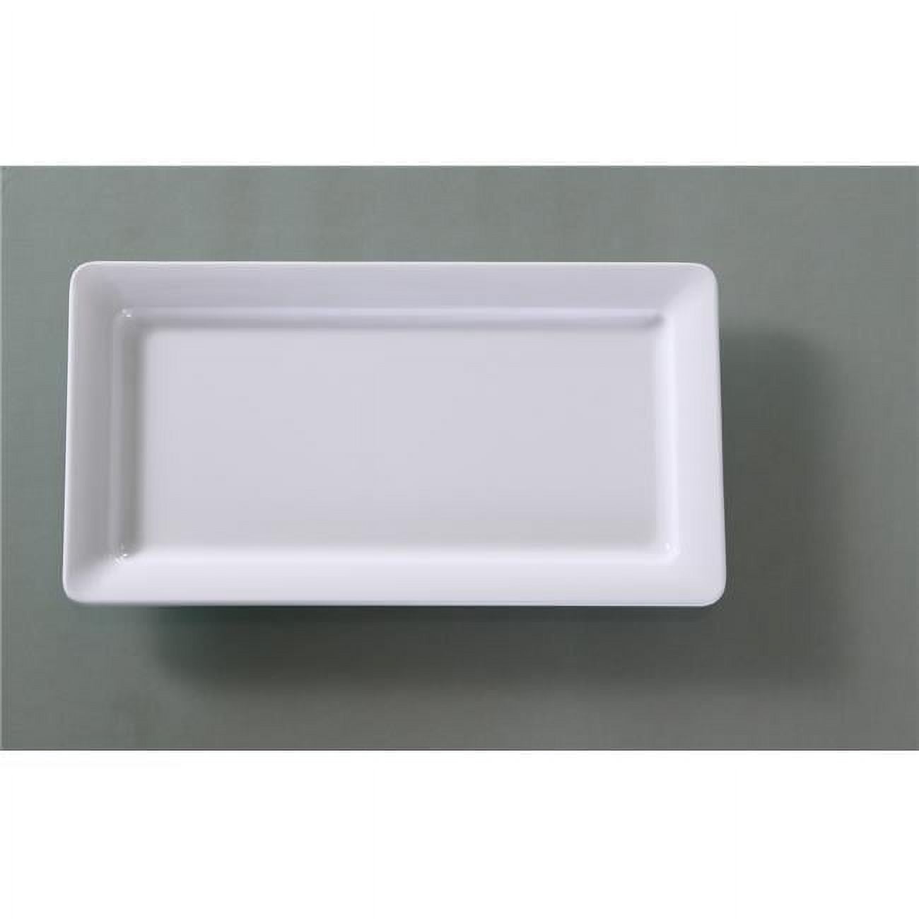 13 x 7 in. Osaka-2 Rectangular Plate, White - Pack of 12 - Walmart.com