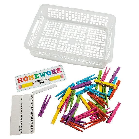 13" x 9 3/4" Classroom Homework Turn-in System – 33 Pc. - Walmart.com