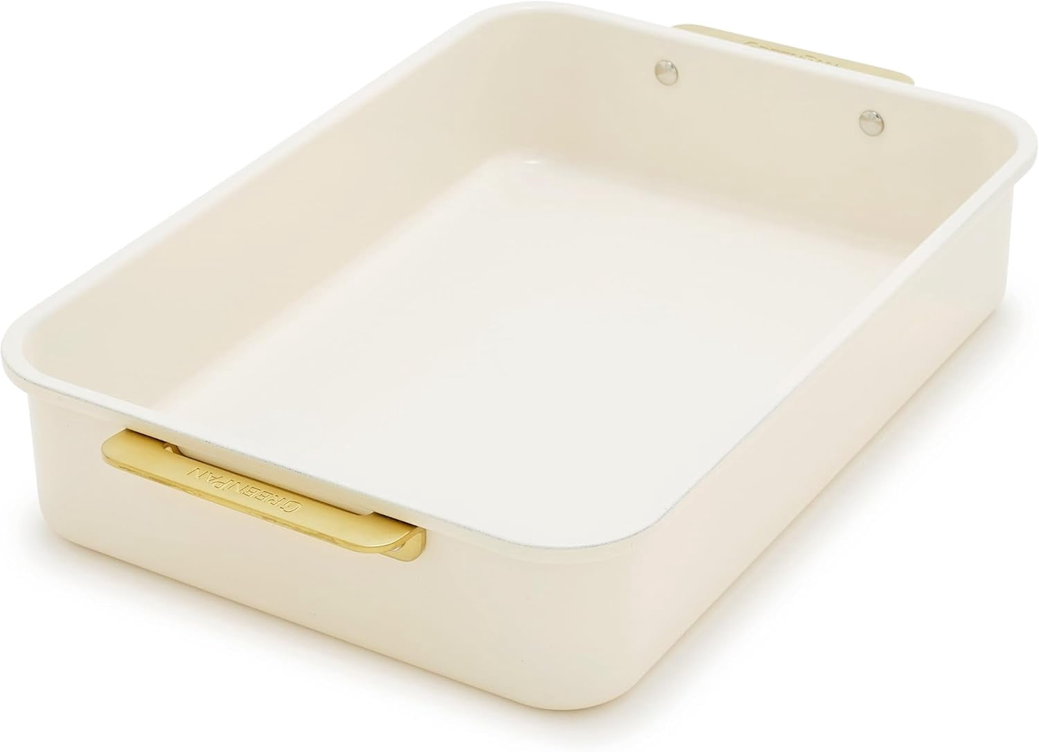 13" x 9" Rectangular Ceramic Nonstick Cake Pan, PFAS & BPA Free, Cream ...