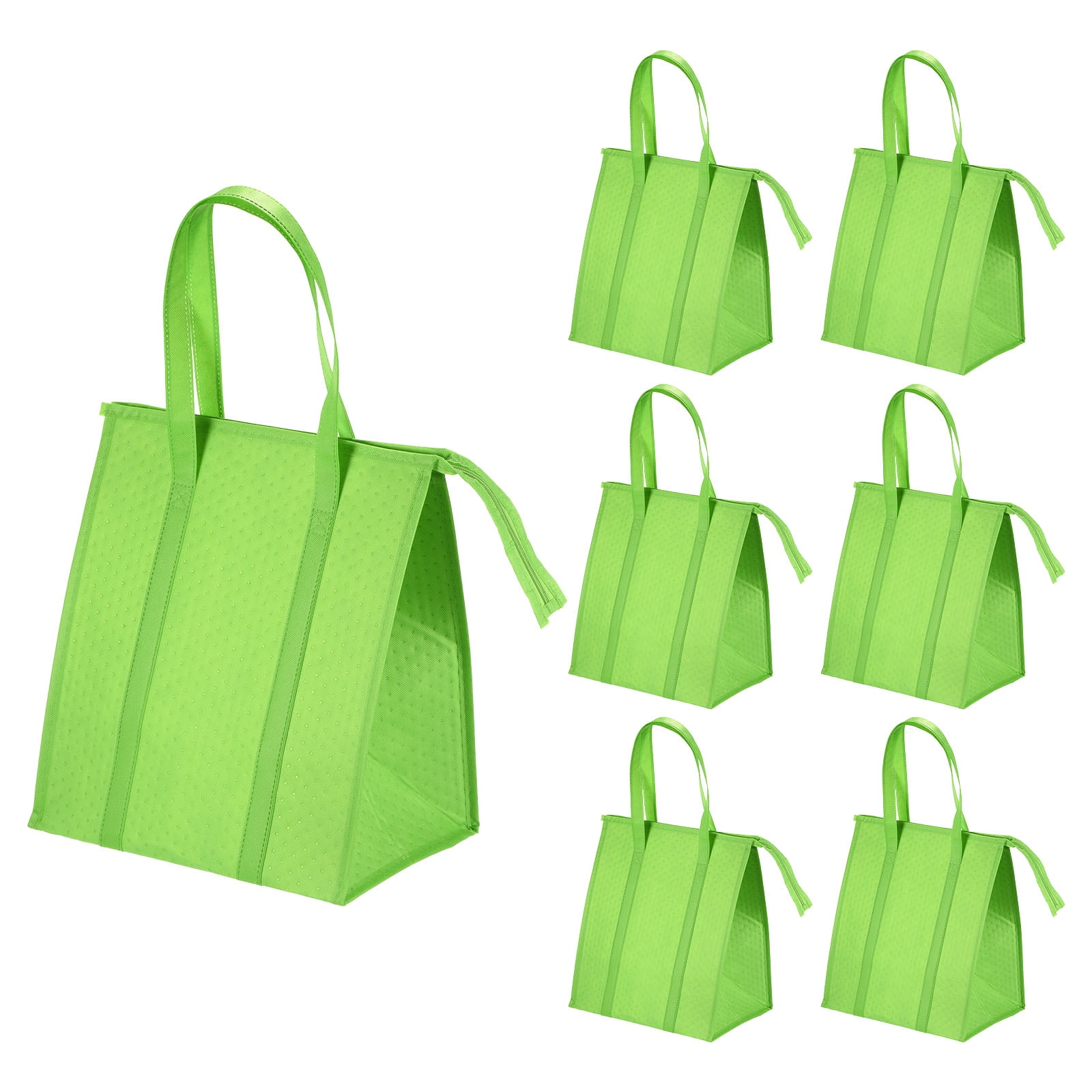 13"x10"x15" Reusable Grocery Bags Non-Woven Grocery Food Bag Foldable ...