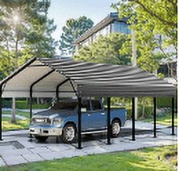 13'x26'x11' Oversized Heavy-Duty Metal Carport, Large Sturdy Carport ...