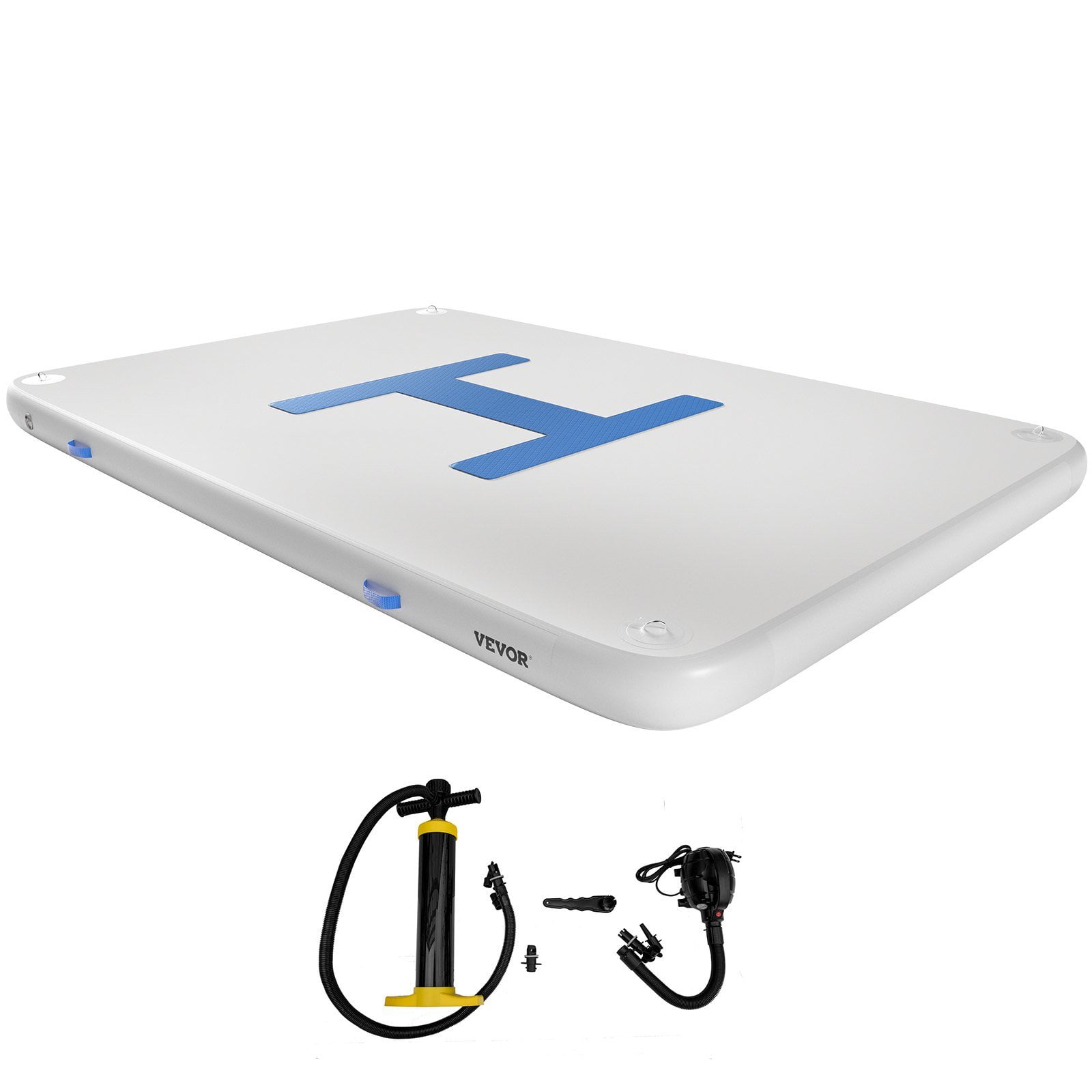 13'x6.5'x6' Inflatable Dock Platform, 8 to 10 Person Inflatable ...