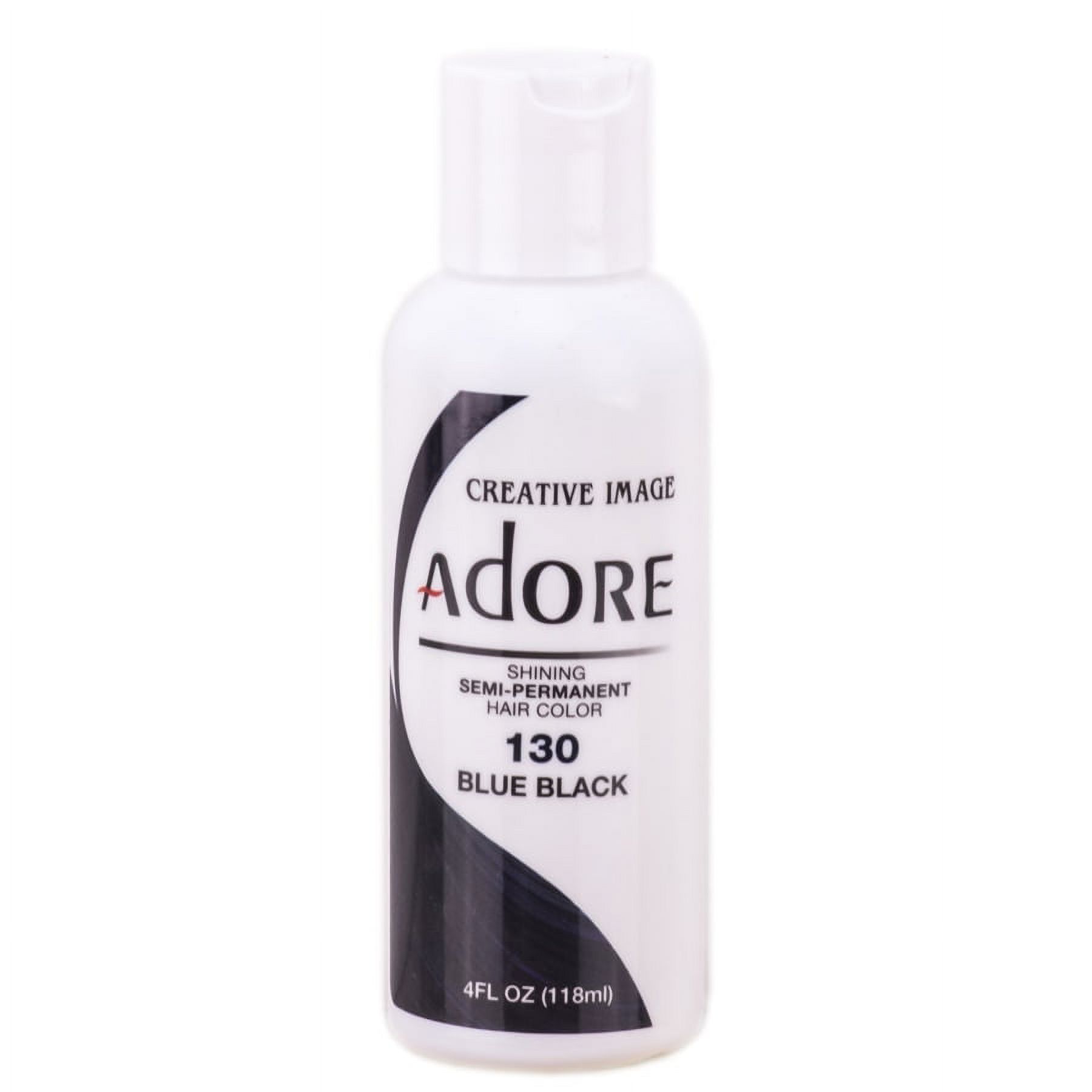 130 Blue Black , ADORE Creative Image Shining SEMI-PERMANENT Hair Color ...