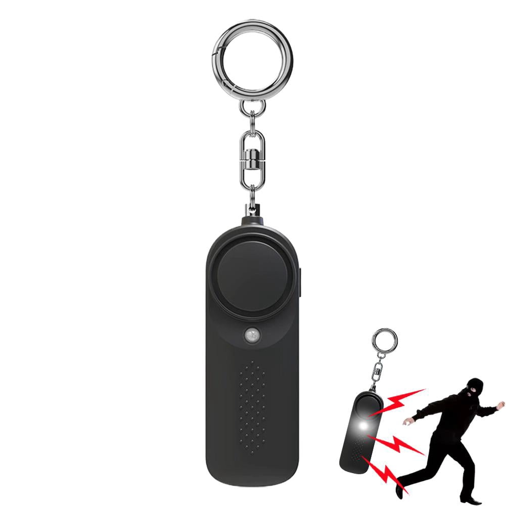130 Decibel Personal Safety Alarm, AAA Battery Powered Anti-Attack ...