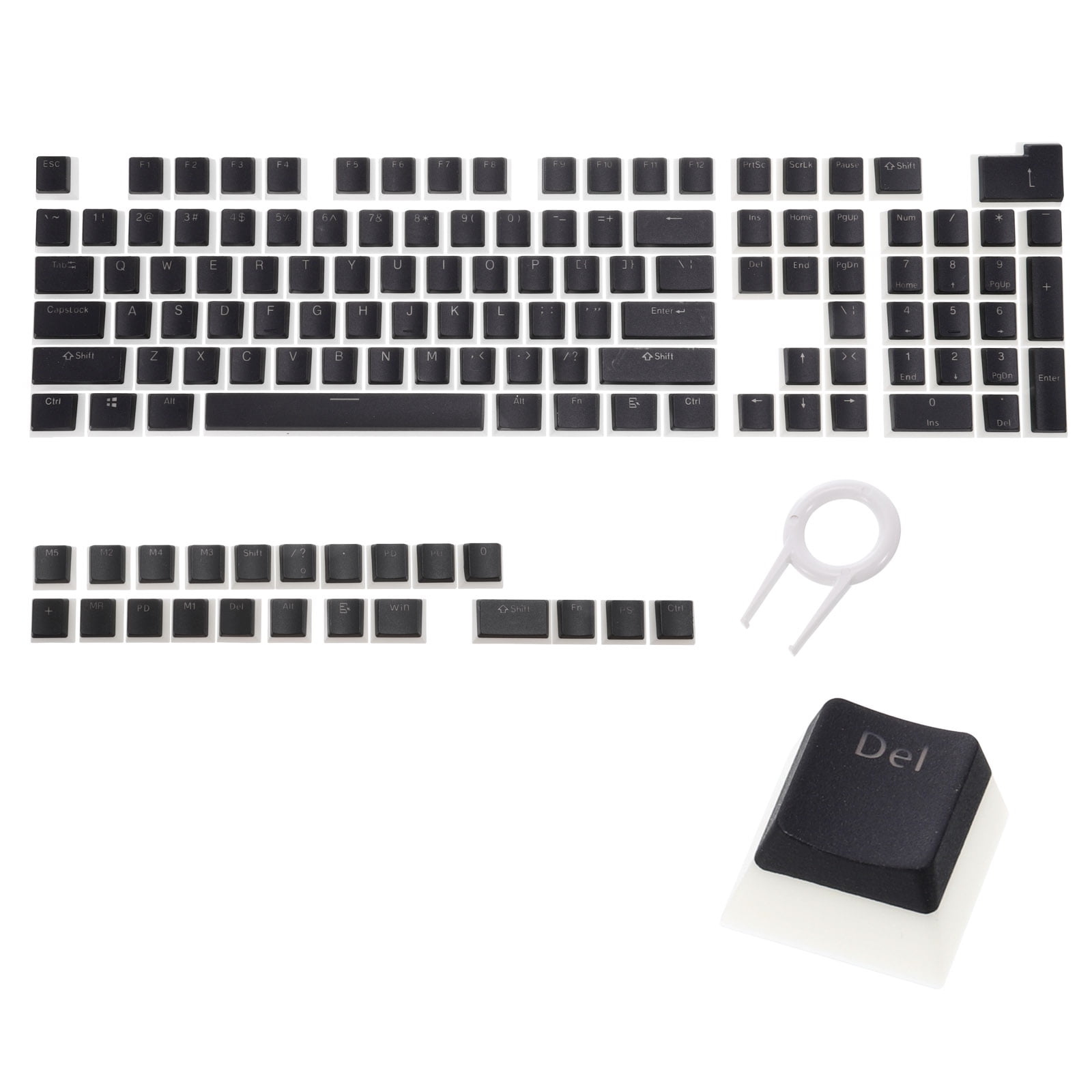 130 Keys Pudding Keycaps Set OEM Profile PBT for Mechanical Keyboard ...