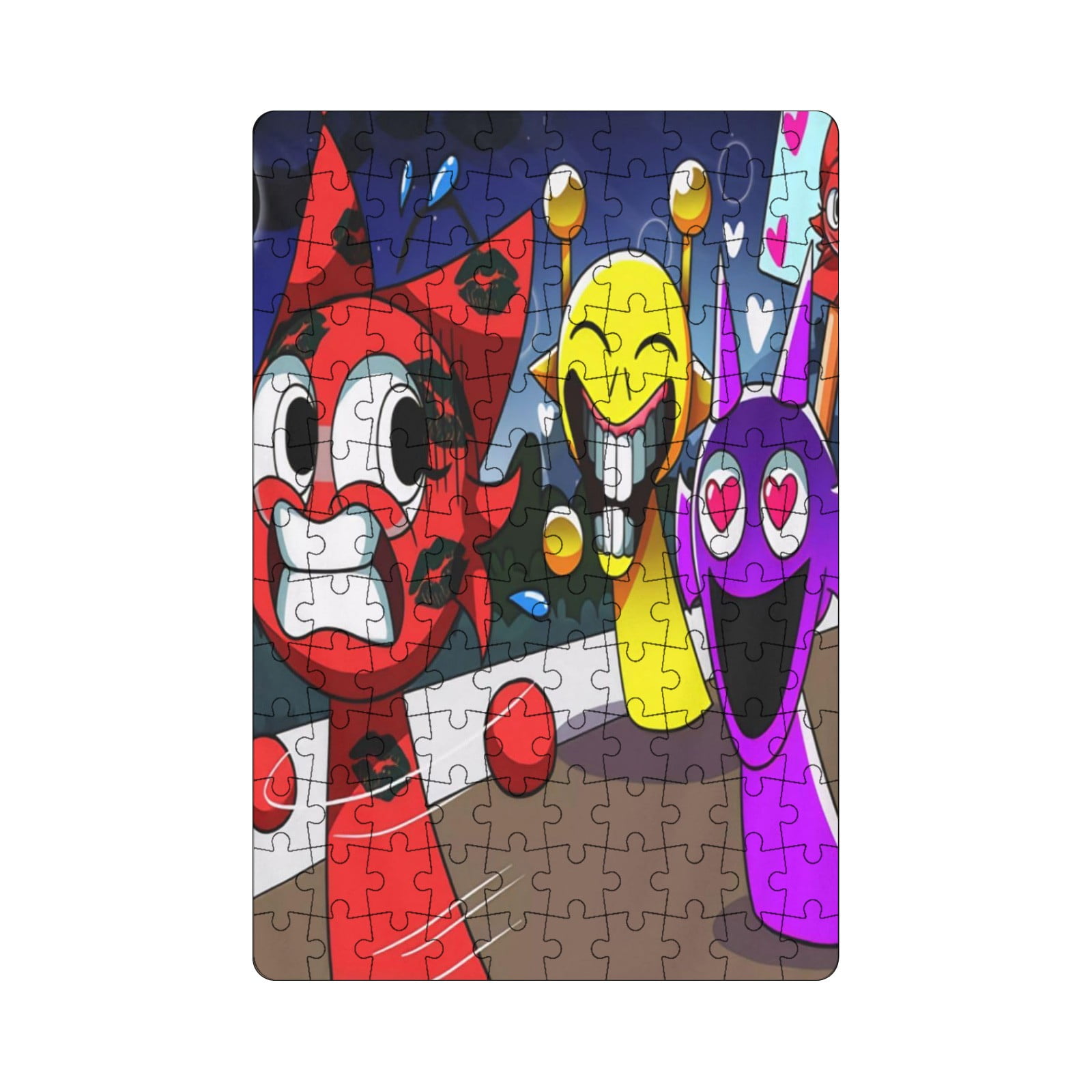 130 PCS Sprunki Figures Jigsaw Puzzle,Creative Gifts, Children's Gifts ...