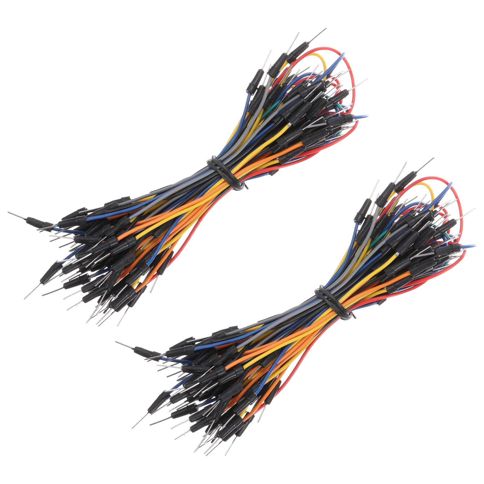 130 Pack Flexible Breadboard Jumper Wires Male to Male Solderless ...