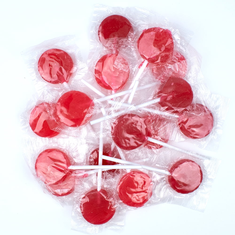 130 Pcs Red Lollipops Cherry Candy - Walmart.com