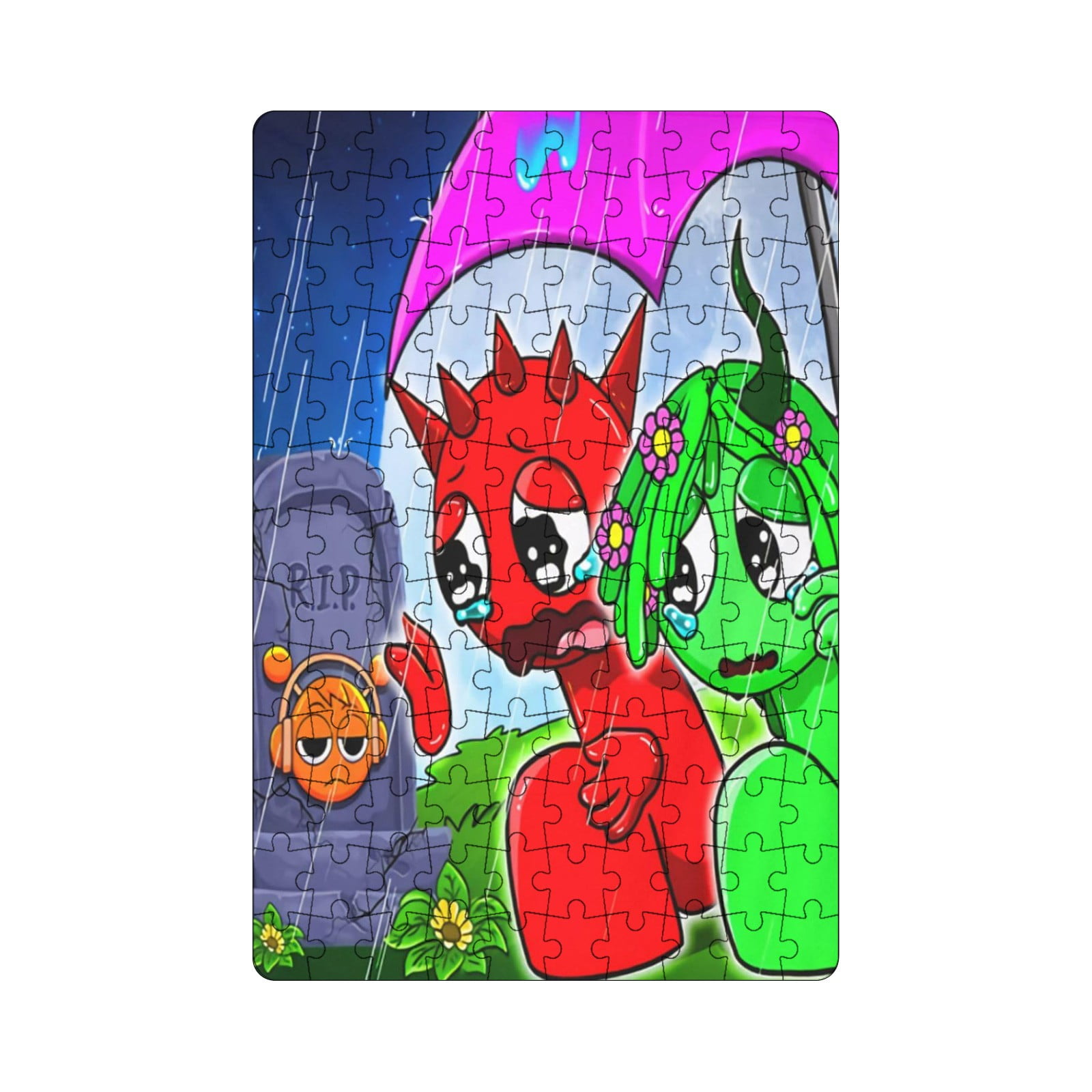 130 Piece Sprunki Incredibox Printed Jigsaw Puzzle, Cartoon Puzzle ...