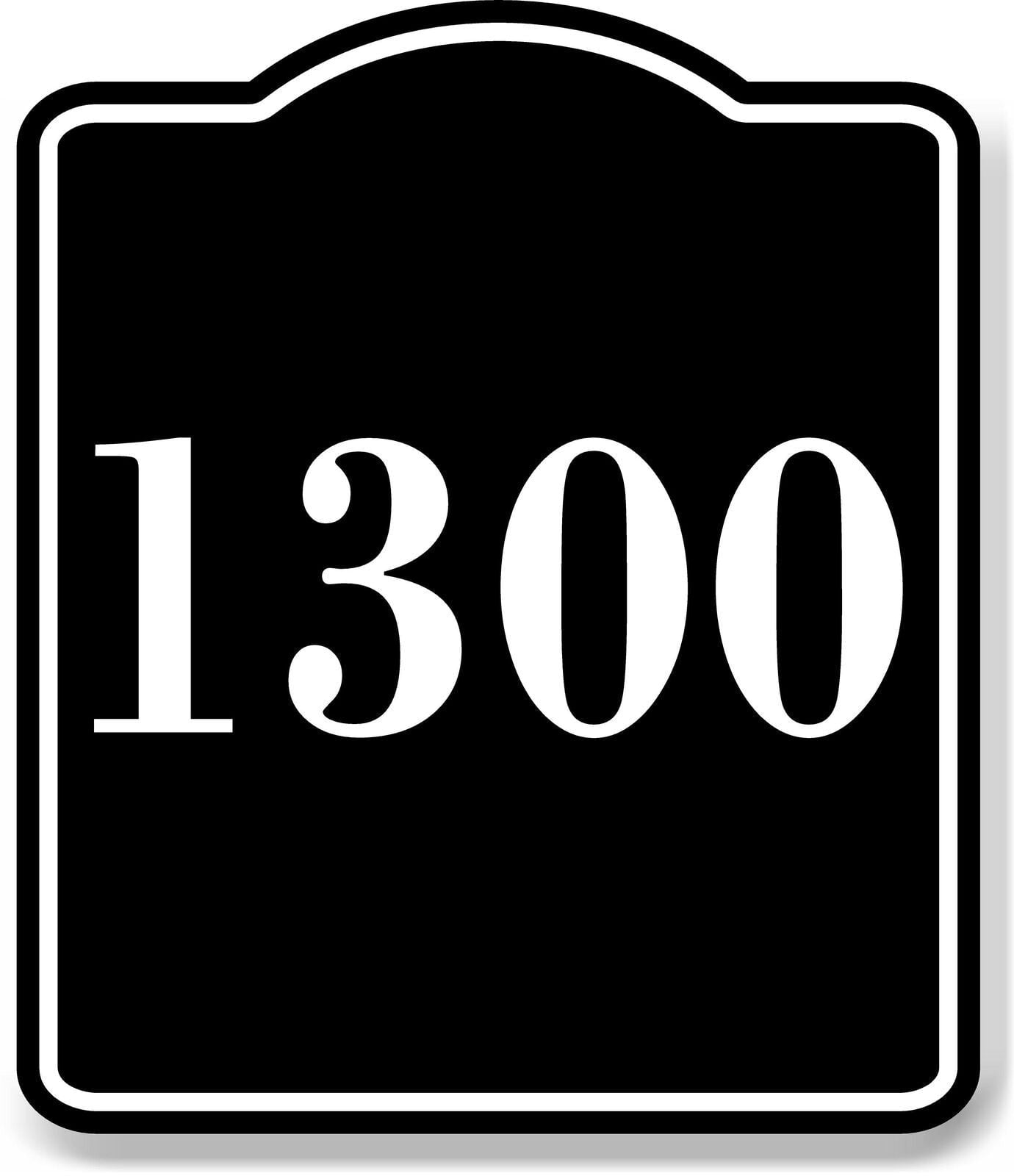 1300 Bay Garage Door Plate Field Lane Gate BLACK Aluminum Composite ...