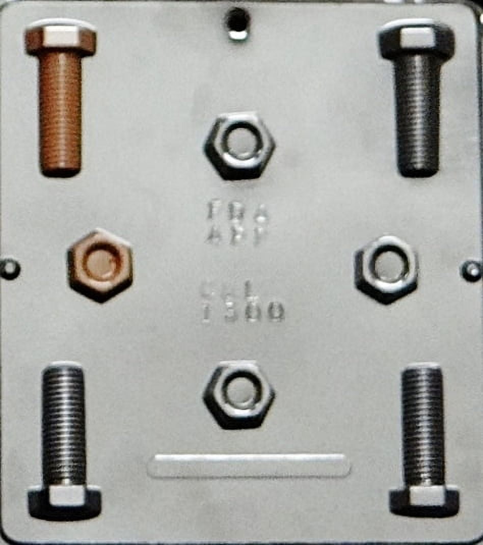 1300 Nuts & Bolts Chocolate Candy Mold - Walmart.com