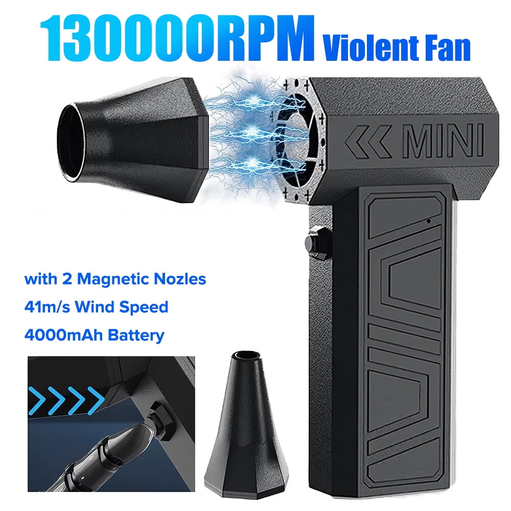 130000RPM Cordless Air Duster Compressed Air Blower Computer Cleaning ...