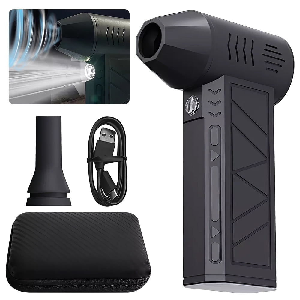 130000RPM Cordless Compressed Air Duster - 4-Gear Adjustable, 5000mAh ...