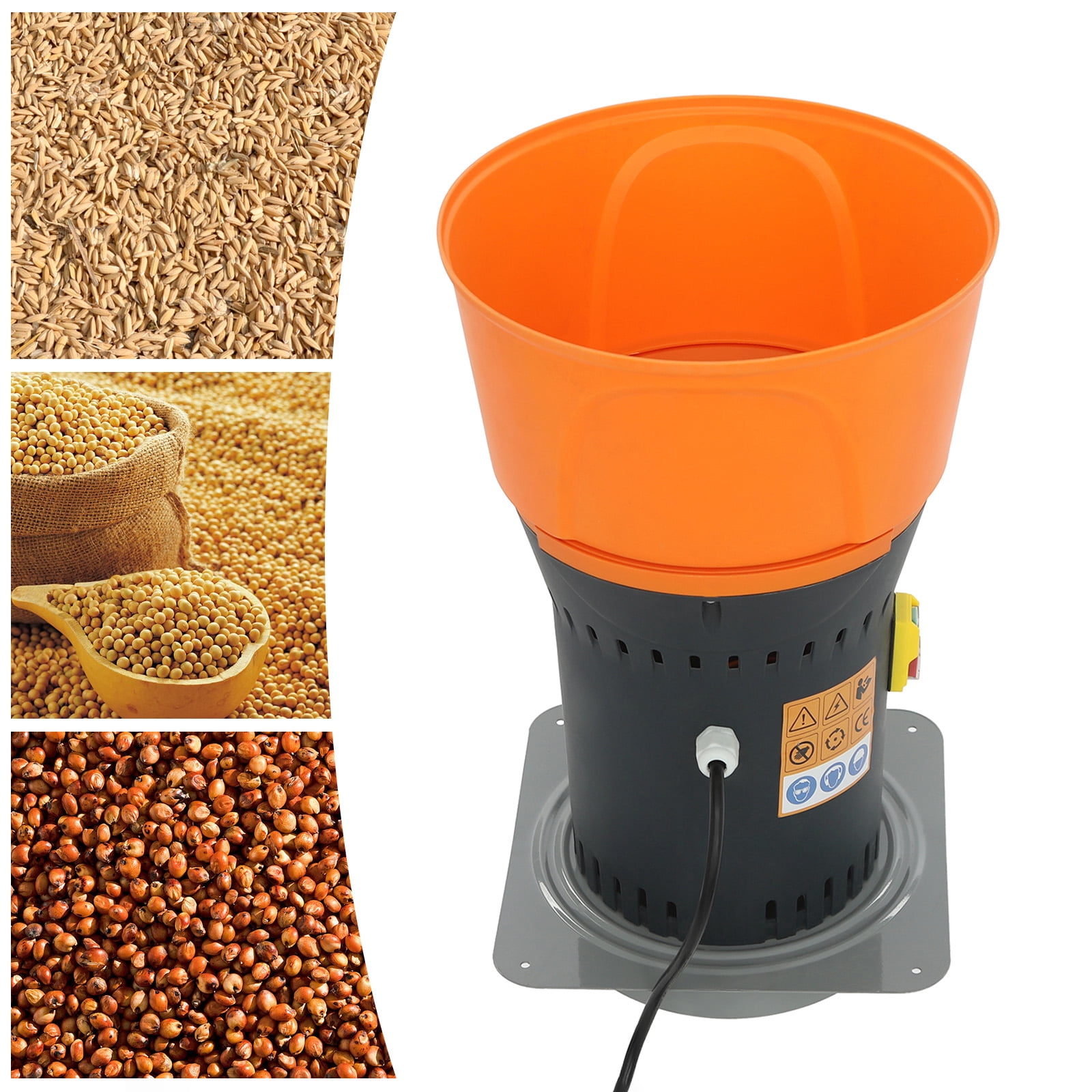 1300W Electric Grain Grinder, Electric Grain Mill with 3 Grinding ...