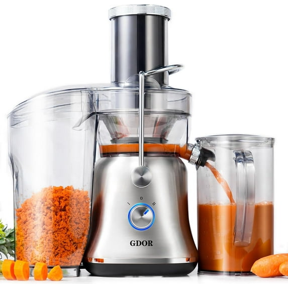 1300W Powerful Juicer with Larger 3.4" Feed Chute, Titanium Enhanced ...
