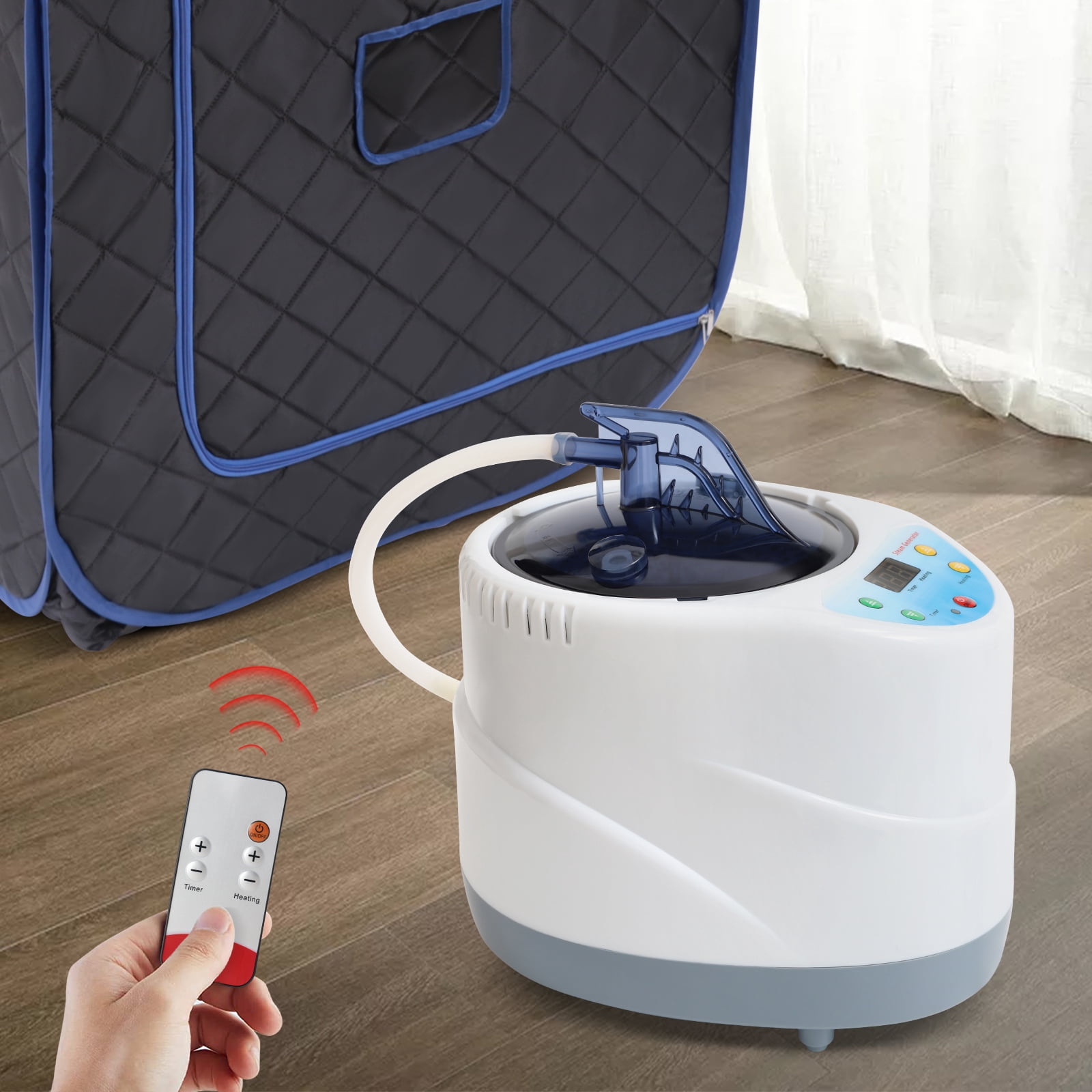 1300W Sauna Steamer Pot – 4L Capacity, Adjustable Temperature, Timing ...