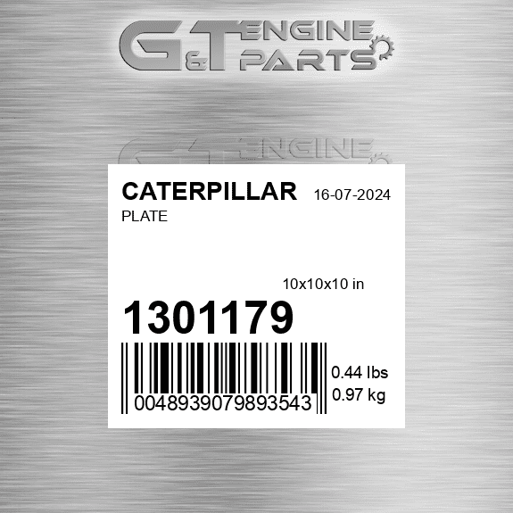 1301179 PLATE fits CATERPILLAR (New OEM) - Walmart.com