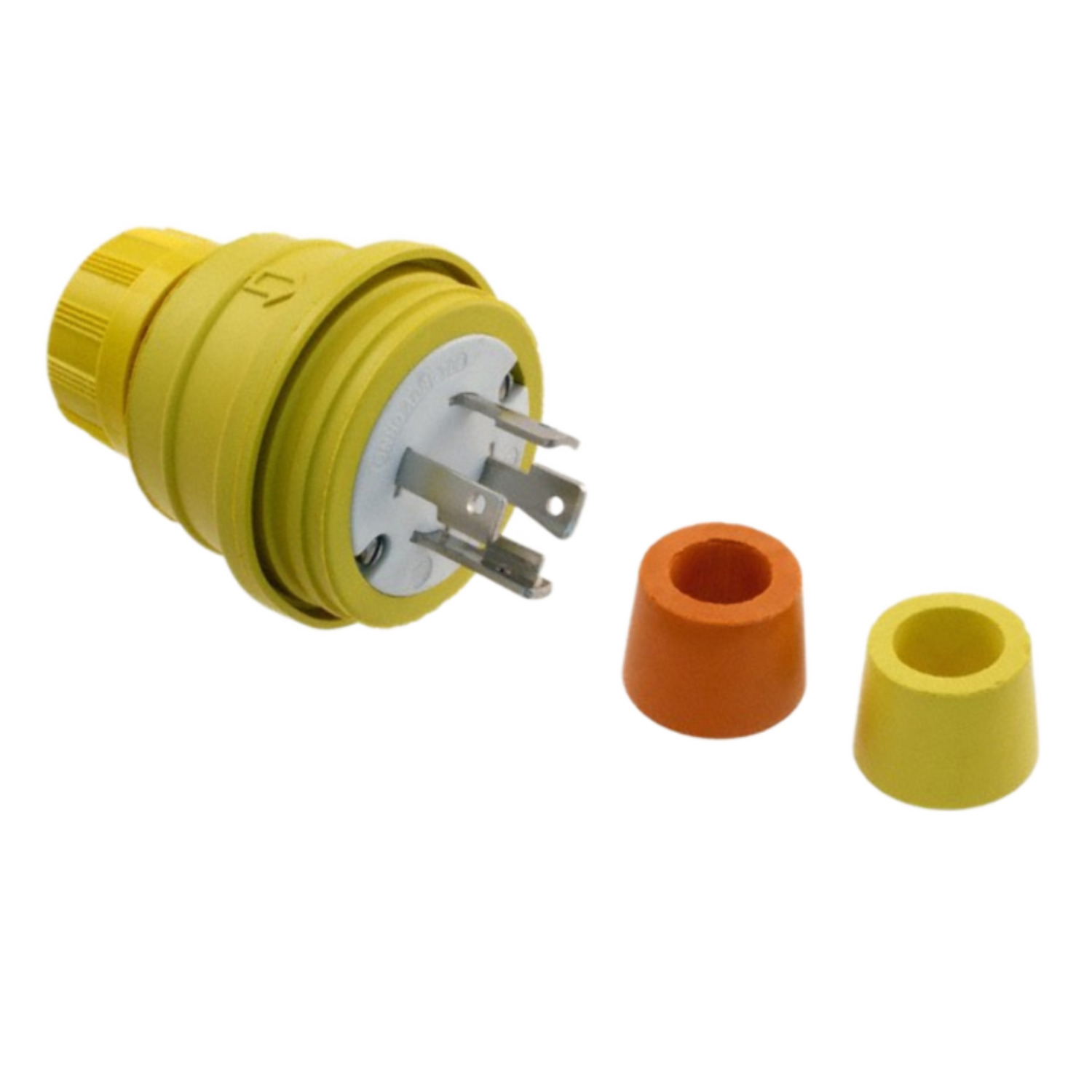 1301470081 Power Connector Plug, Male Blades NEMA L16-30P Free Hanging ...