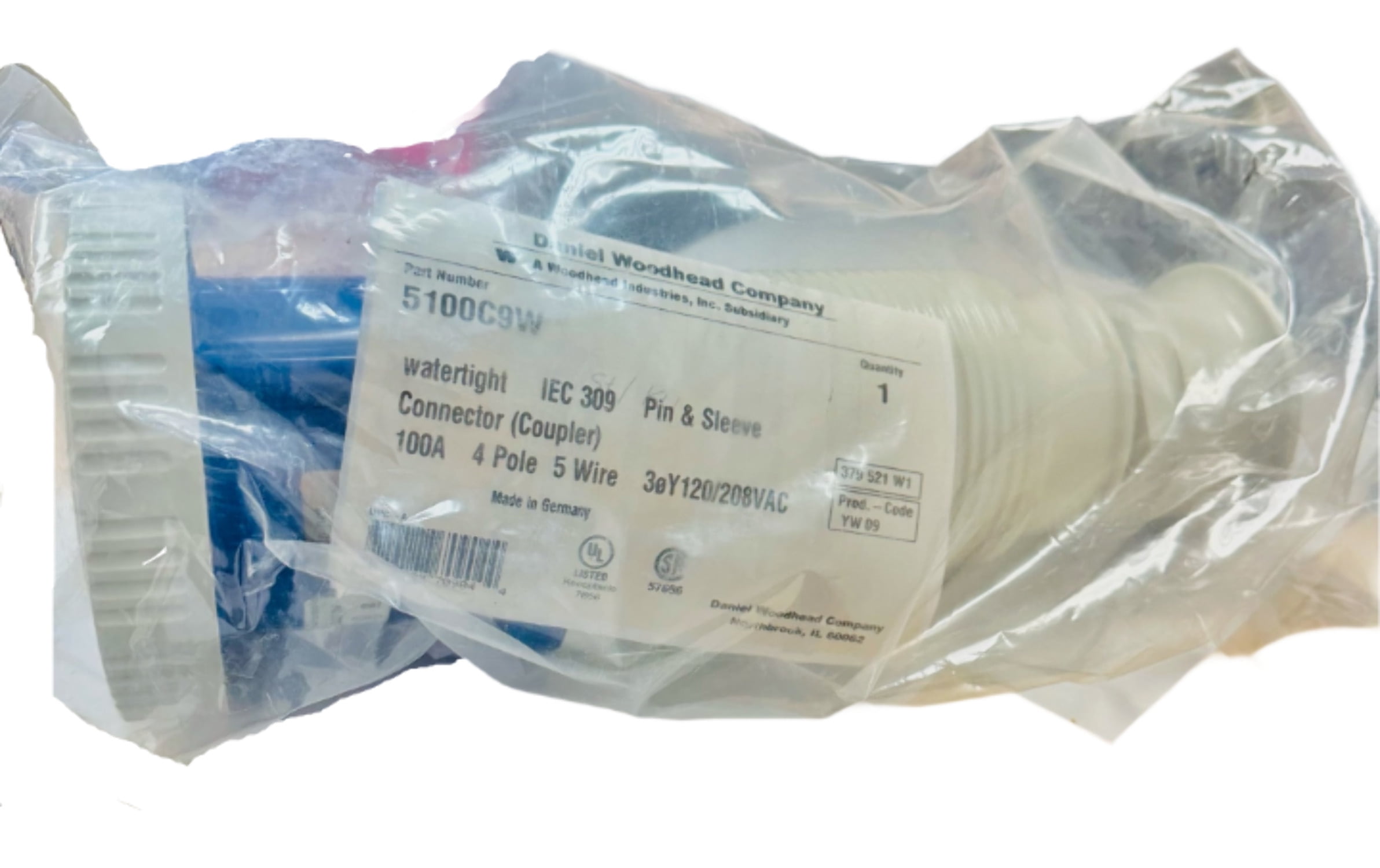 1301500217 Power Connector Receptacle, Female Sockets Pin and Sleeve ...