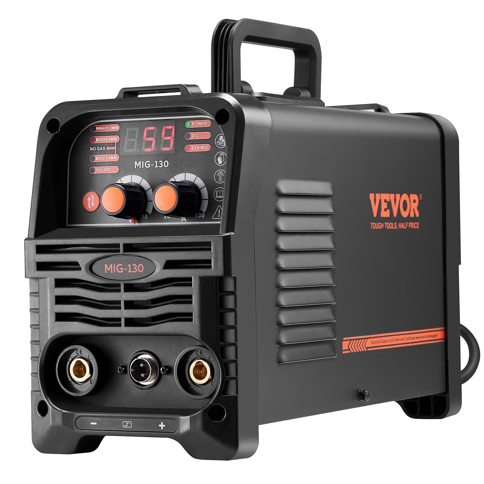 130Amp IGBT Inverter MIG Welder,110V Portable Multi-Process Welding ...