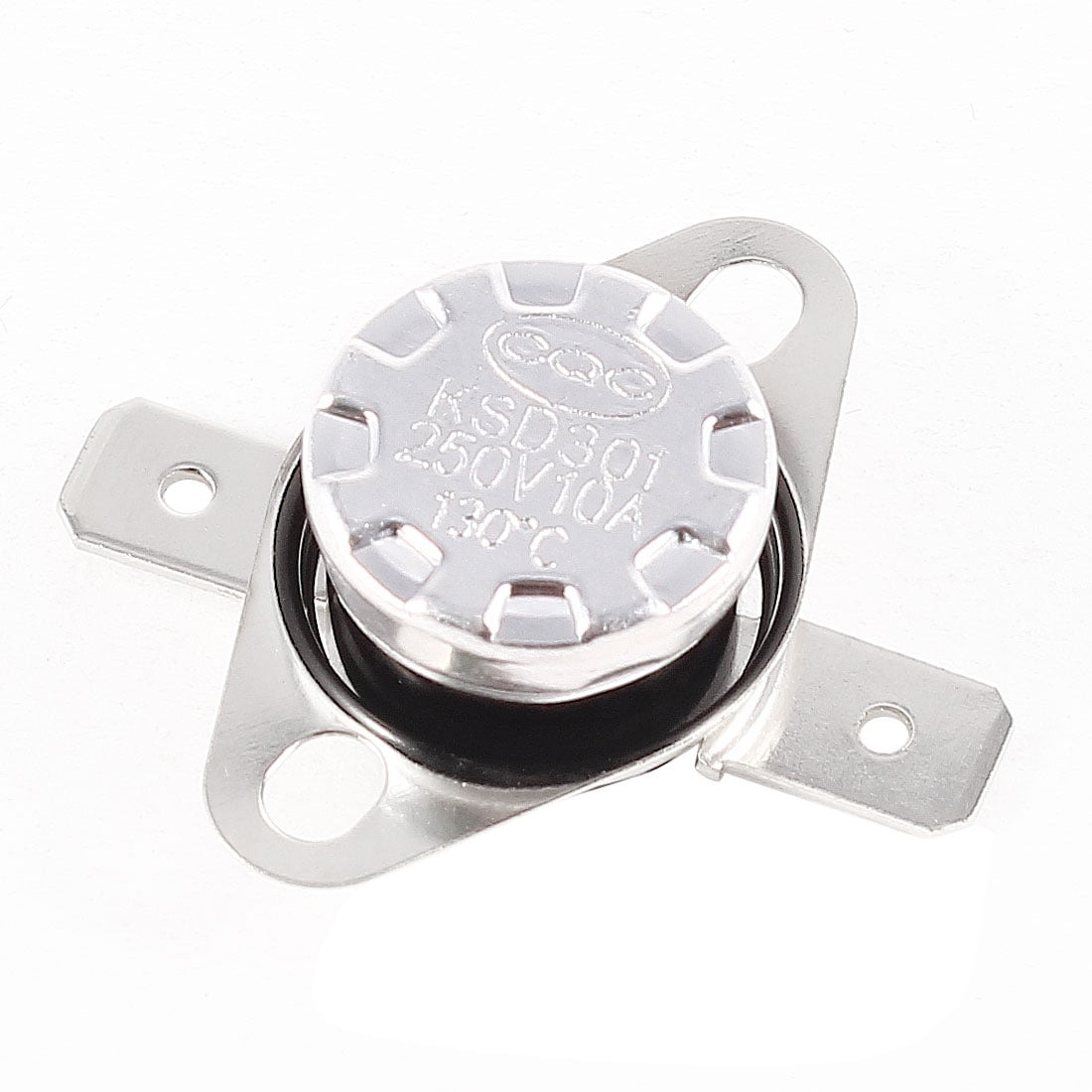 130C NC Temperature Control Switch Thermostat Auto Reset 2-Terminal ...