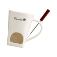 130ML Heat Resistant Ceramic Fondue Mug Set For Melting Chocolate ...