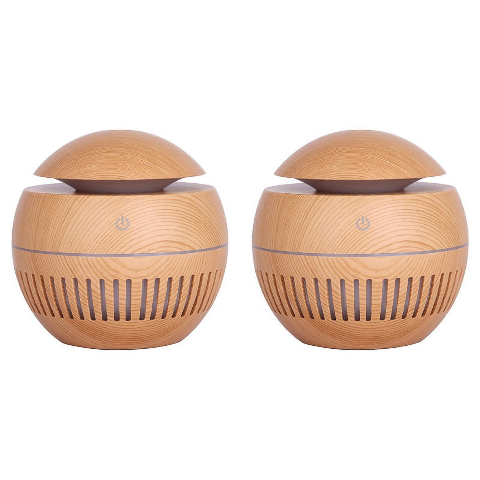 130Ml Air Humidifier USB Aroma Essential Oil Diffuser Light Wood ...