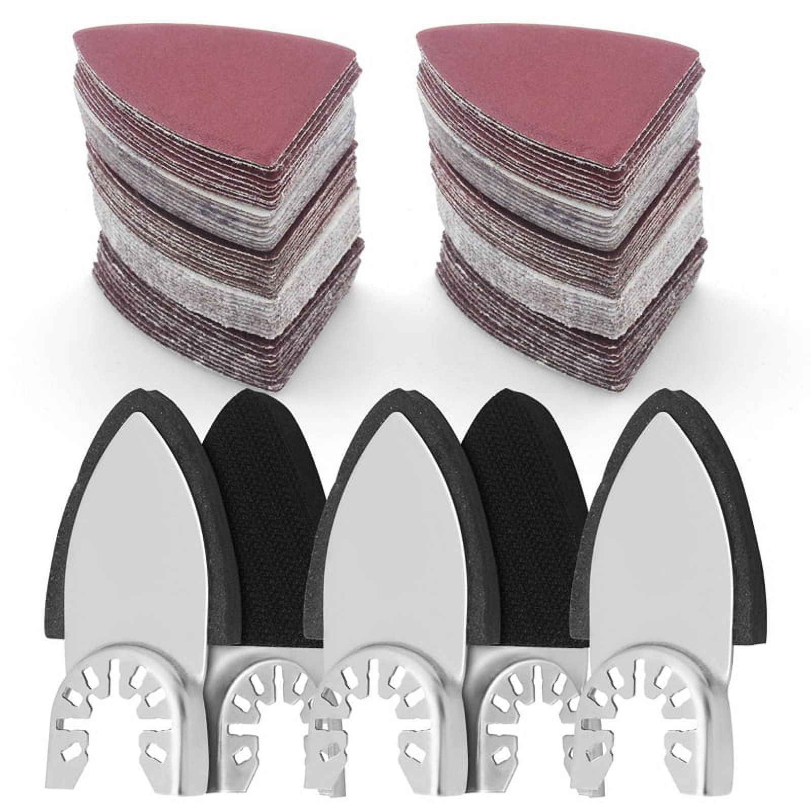 130Pcs Oscillating Tool Sanding Pads Kit,5Pc Finger Sanding Pads ...