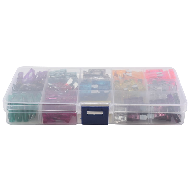 130Pcs Standard Blade Car Fuse Assortment,1A 2A 3A 4A 5A 7.5A 10A 15A ...
