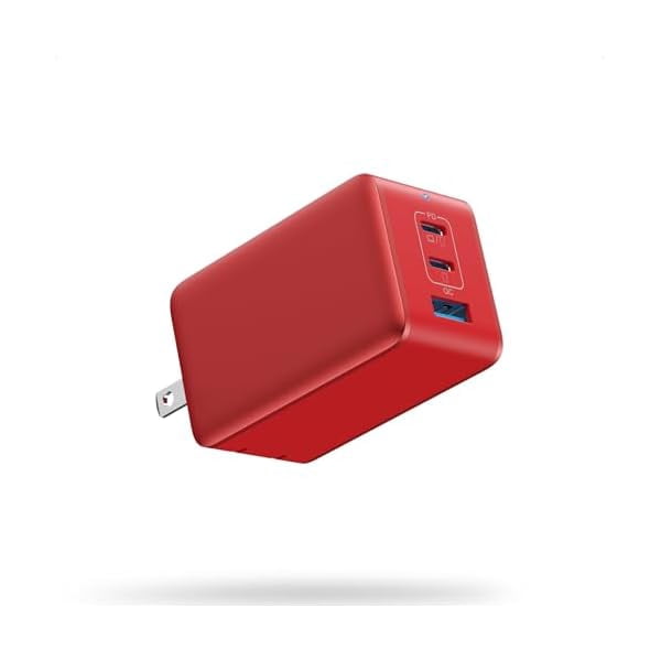 130W USB C Charger Block,GaN IV 3-Port Compact Wall Charger,Foldable ...