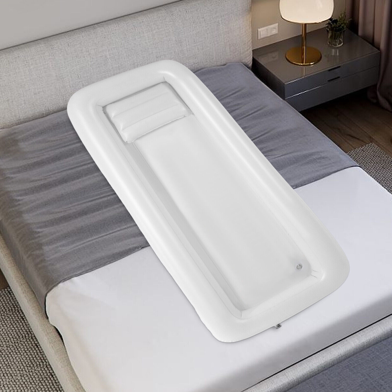 130W White Medical Inflatable Bathtub Electric Air Pump PVC Bathtub ...