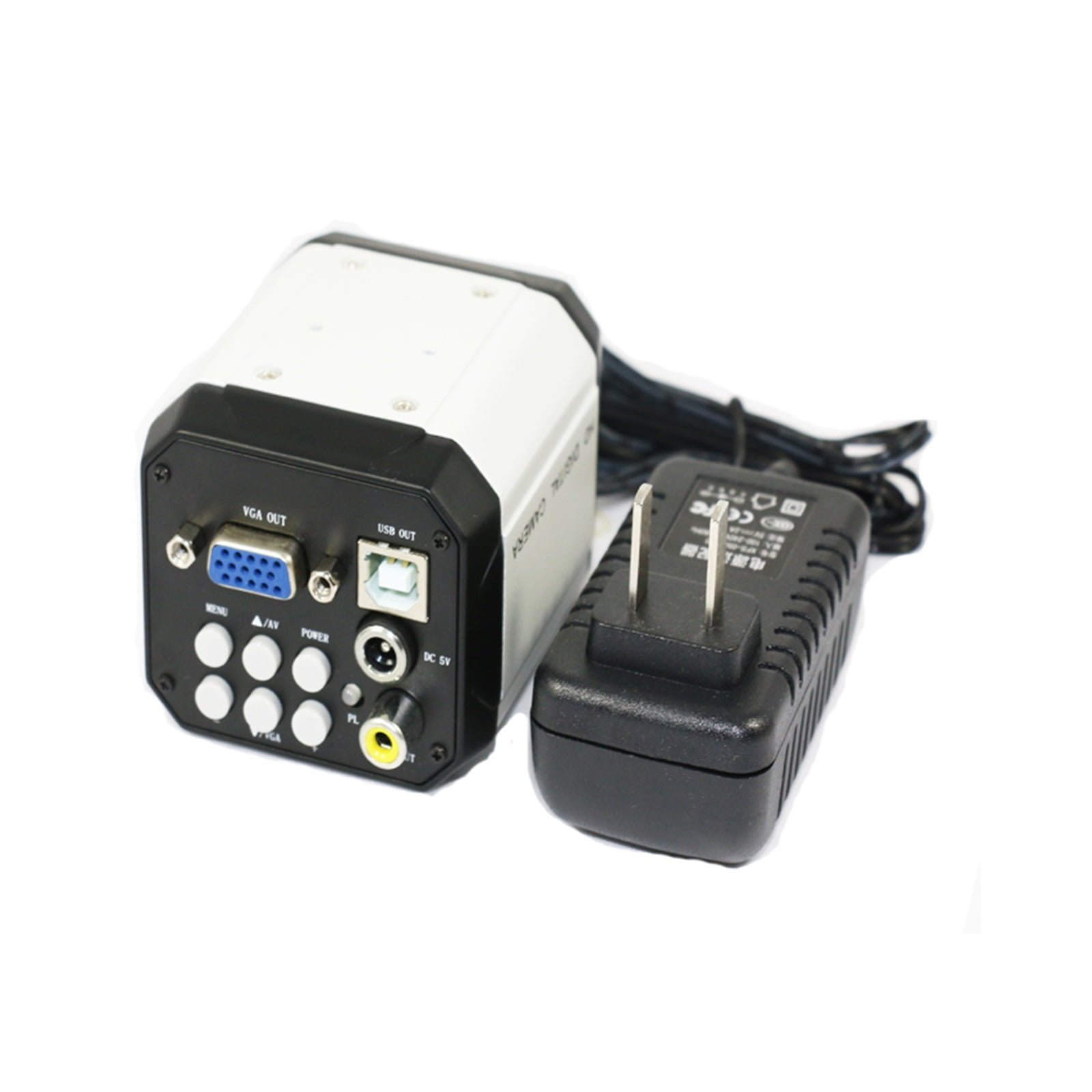 130X Lens Zoom Magnifier Digital Microscope Camera VGA USB CVBS TV ...